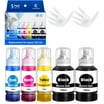 552 Ink Bottles Ecotank 6 Pack ET-8550 ET-8500 Replacement for Epson ...