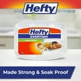 Hefty Disposable Foam Food Tray, 5-Section, Soak-Proof, White, 9x11 ...
