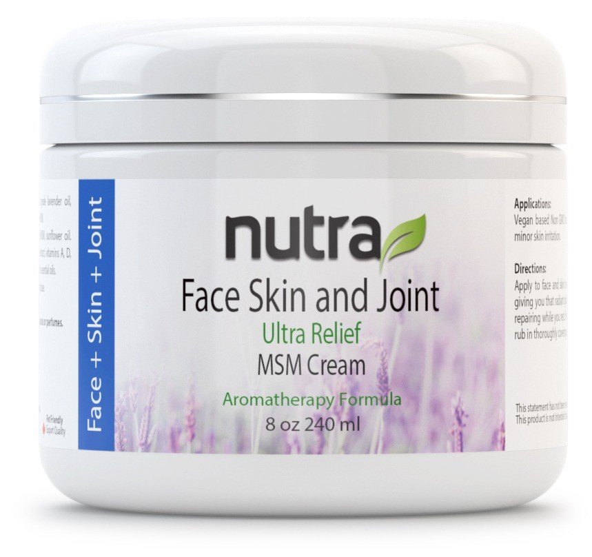 Nutra Health Face, Skin & Joint Ultra Relief Cream 8 oz (240ml) Cream ...