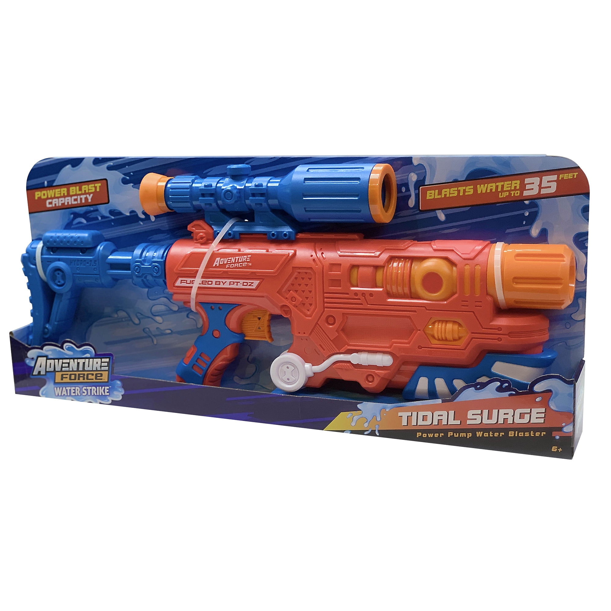 Adventure Force Water Strike Tidal Surge Power-Pump Water Blaster ...