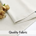 Ivory Privacy Sheer Curtains 90 Inch Long Light Filtering Semi Sheer ...
