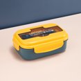 RXIRUCGD Lunch Box, Bento Box Set 1100ML Leakproof Lunch Box Kit 2 ...
