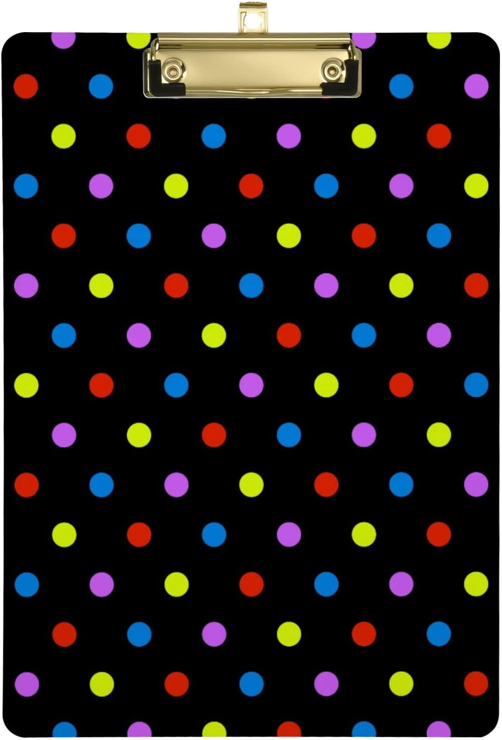 FMSHPON Colorful Dots Clipboard Hardboard Wood Nursing Clip Board and ...