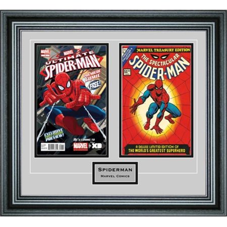 Perfect Cases DBCMCENG-PM Double Comic Book Frame with Engraving in ...
