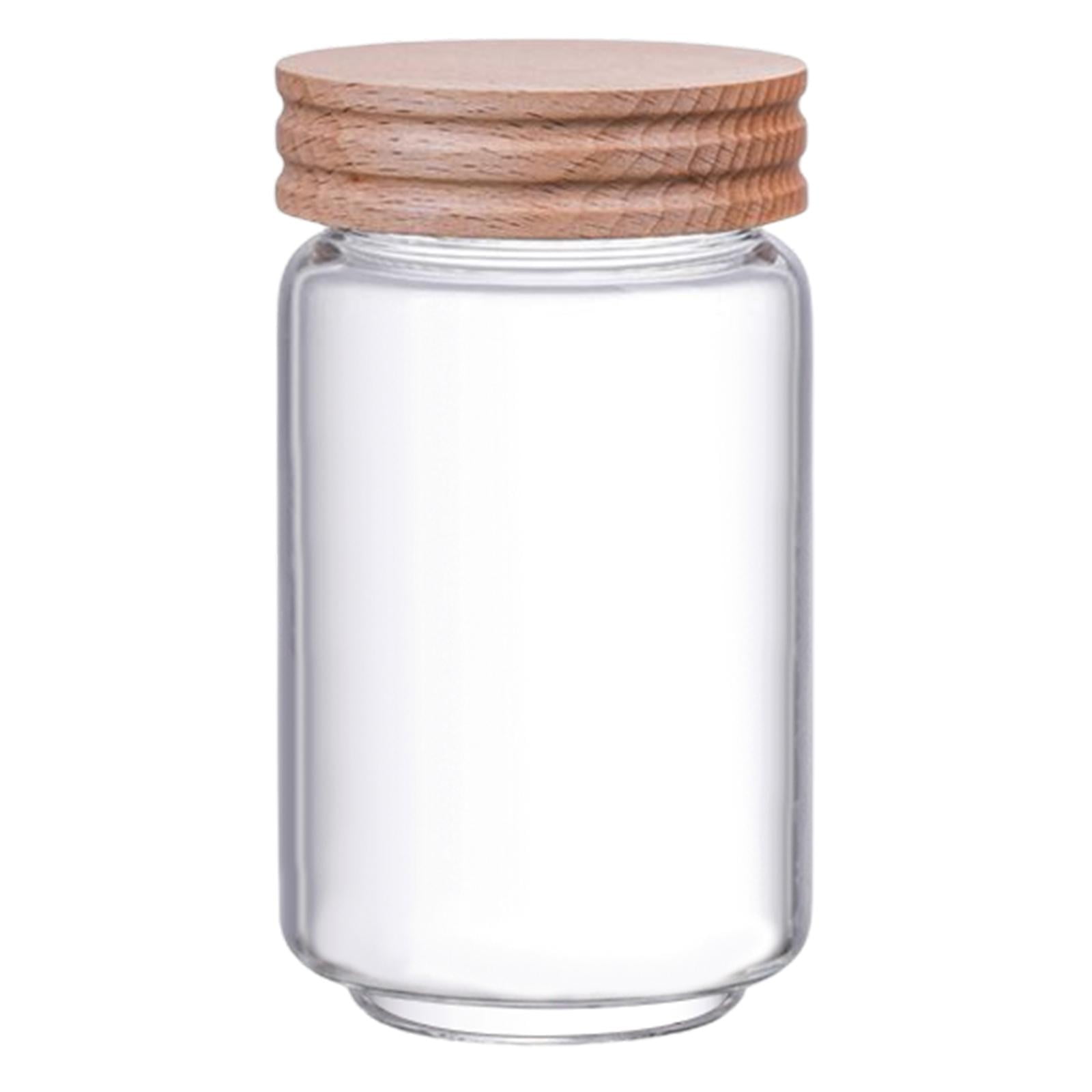 Glass Storage Jar, with Airtight Lids Organizers for Pantry Kitchen ...