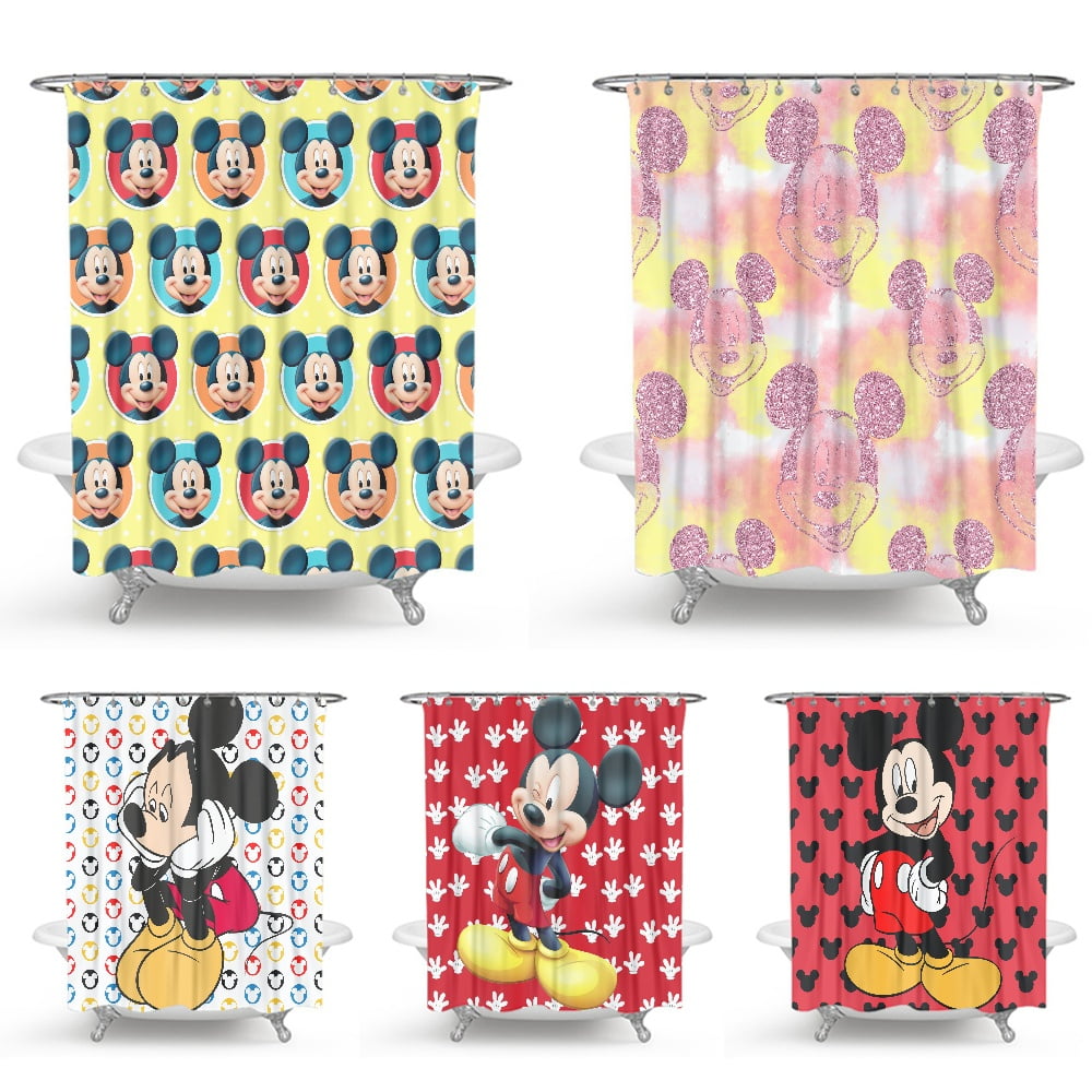 3d Print Mickey Mouse Pattern Design Shower Curtain Hooks 3d Print