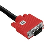 Element-Hz™ VGA Cable for Computers, Televisions & More! (Red Ends = 2 ...