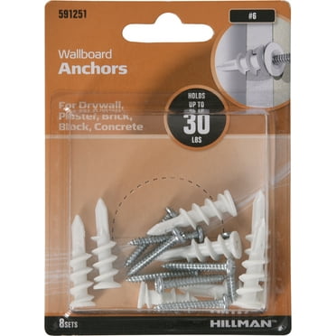 Arrow Drywall Drill Bit, Screw and Anchor Kit - Walmart.com