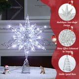 Roylvan USB Powered 60 LED Christmas Tree Topper Star with Remote ...
