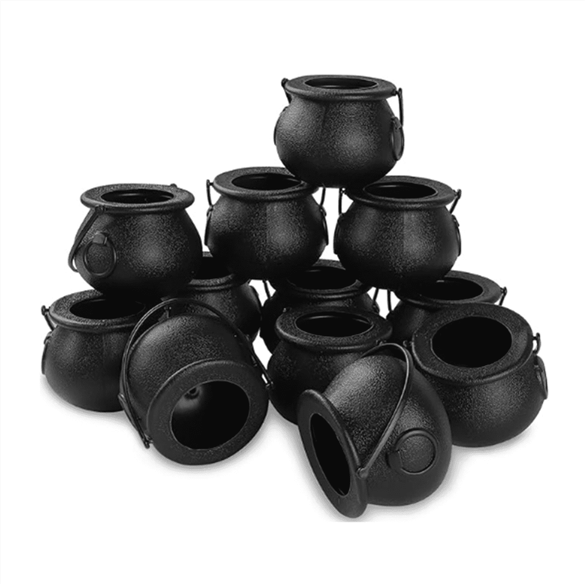 Click here for Unbranded 12pcs Mini Black Cauldron With Handle Ha... prices