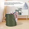 50L Extra Large Popup Hamper Collapsible Laundry Basket With Zippered ...