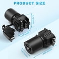 ZWHong 2-in-1 Trailer Light Adapter, 7 Way Round to 4 Pin & 5 Pin Flat ...