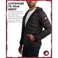 CANADA WEATHER GEAR Men's Puffer Jacket - Lightweight Nylon Packable ...