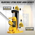 Toe Jack 2.5 Ton Toe/ 5 Ton Top Capacity Hydraulic Machine Jack Lift ...
