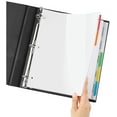 Avery Clear Easy View Divider, 5-Tab Plastic, Multicolor Tabs ...