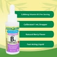 Spring Valley Liquid Vitamin B12 5000mcg Metabolism Supplement Berry