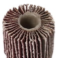 BESTYASH 8pcs Sandpaper Grinding Heads Flap Wheel Dark Red Polishing ...