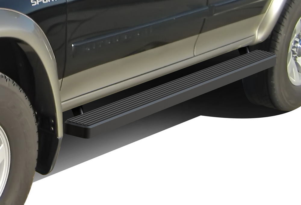 APS iBoard Running Boards 4in Matte Black Compatible with Mitsubishi ...