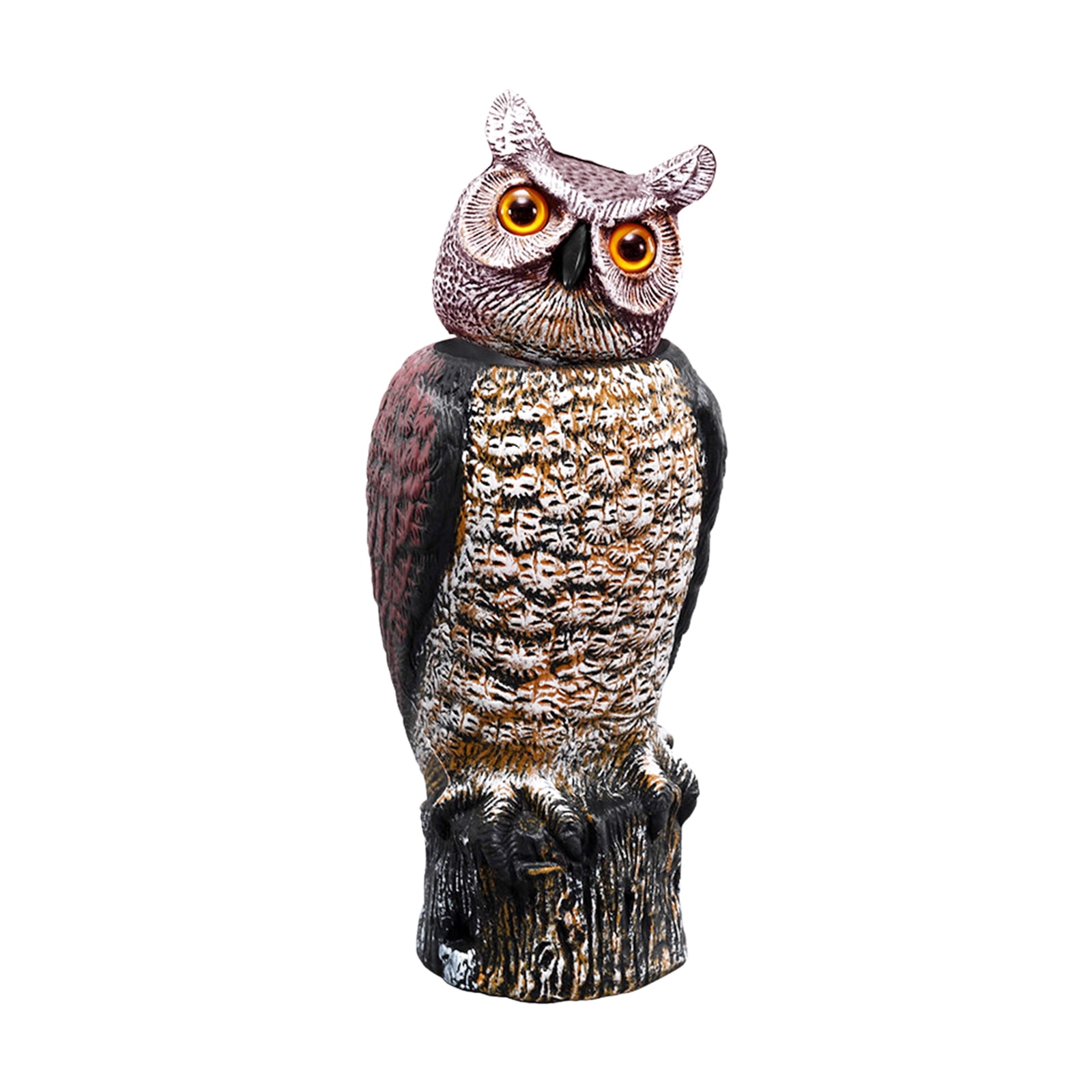 Click here for Lipstore Rotating Head Owl Decoy Scarecrow Handpai... prices