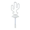 Mainstays Battery-Operated Cactus Neon Floating Light with Thermometer ...