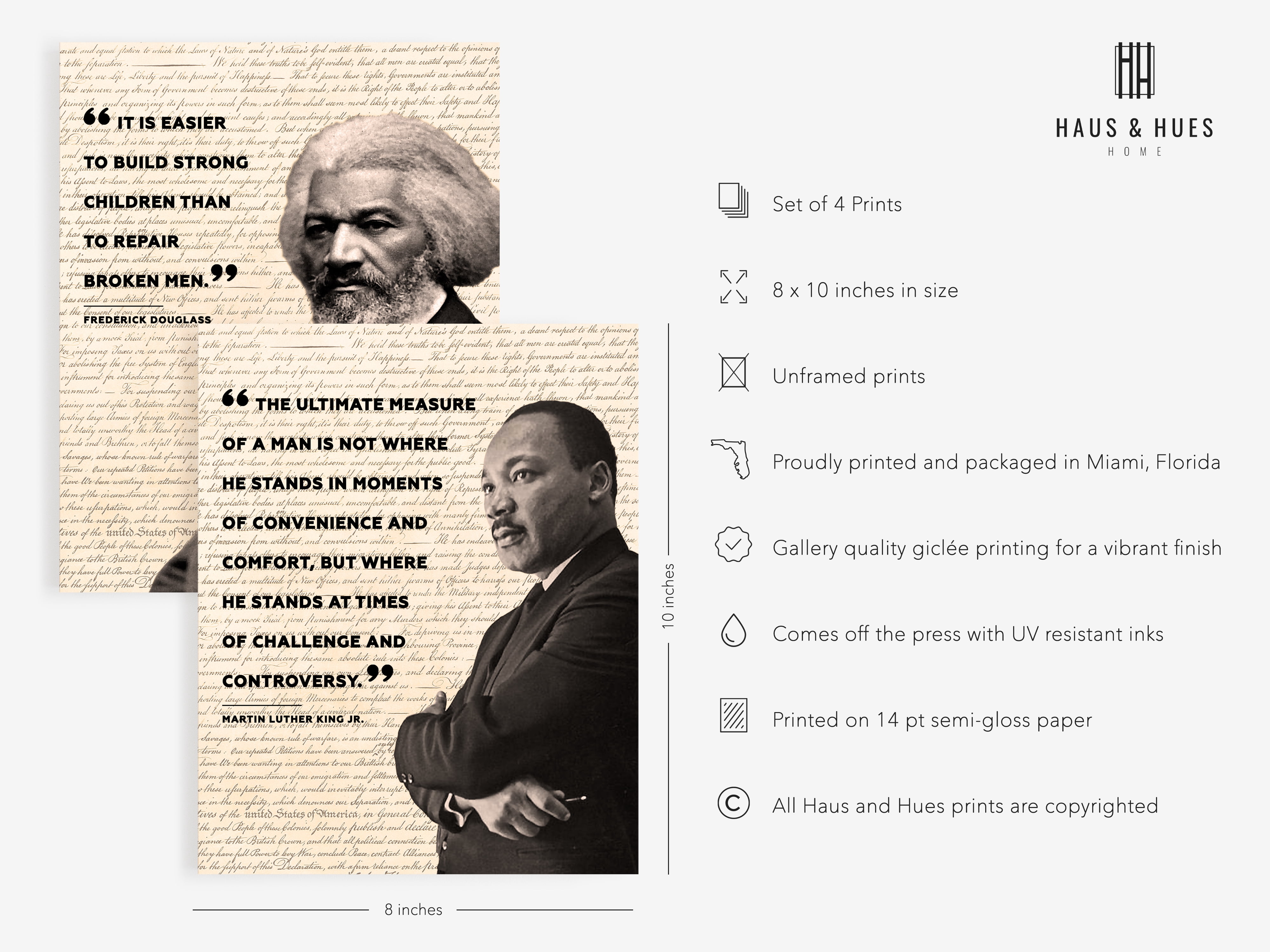 Buy African American Art Black History Posters for Classroom - by Haus ...