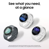 Samsung Galaxy Watch8 40mm Bluetooth Smart Watch, Silver, White Band ...