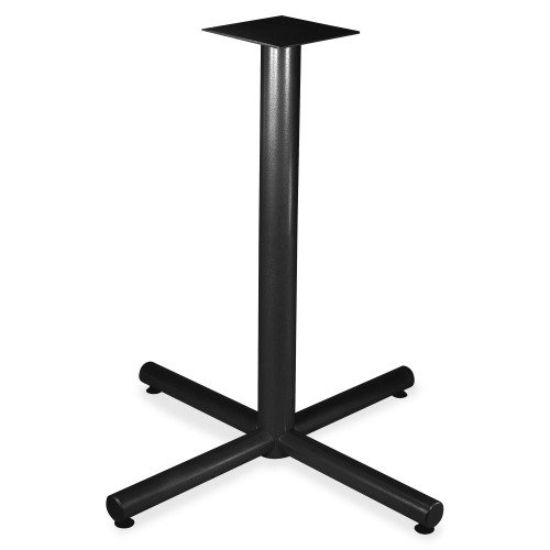 Lorell Hospitality Table Bistro-Height X-leg Table Base Black X-shaped ...