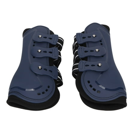 Front Jumping Tendon Horses Boots, 1 Pair PU Shell Horse Tendon Boots ...