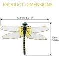 6 Pack Dragonfly Clips, Lifelike Dragonfly Ornaments Outdoor Yard ...