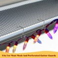 100Pcs Gutter Guards Christmas Light Hooks, Light Clips for Outside ...