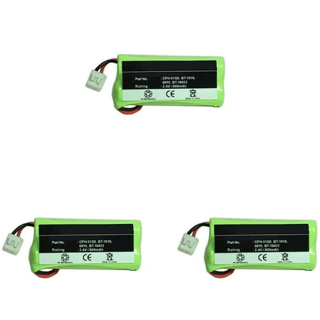 Radio Shack 23-930 cordless Phone Battery combo-Pack includes: 3 x EM ...