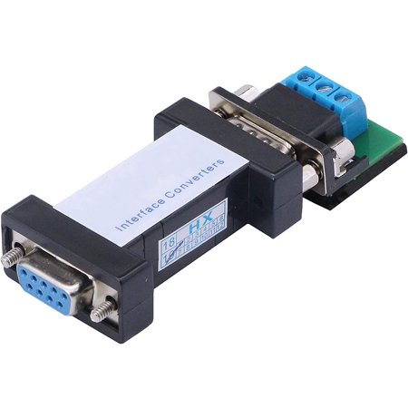 DB9 Female RS232 to RS485 Serial Communication Data 3 Pins Terminal ...