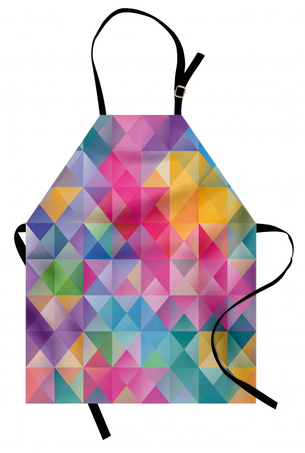 Geometric Apron Abstract Blurry Image of Squares Lines Ombre Like ...