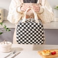 ACDANC Insulated Lunch Bag for Women Men,Cute Corduroy Lunch Box Tote ...