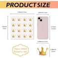 8Pcs Plastic Waterproof Self-Adhesive Picture Stickers Round Dot ...