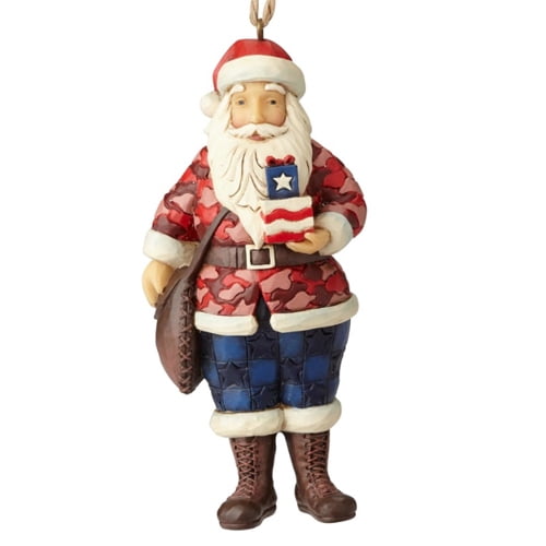 Camouflage Santa Ornament - Walmart.com