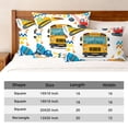 Cartoon Truck Lumbar Pillow Covers 12 x 20 Inch Pillow Covers Set of 2 ...