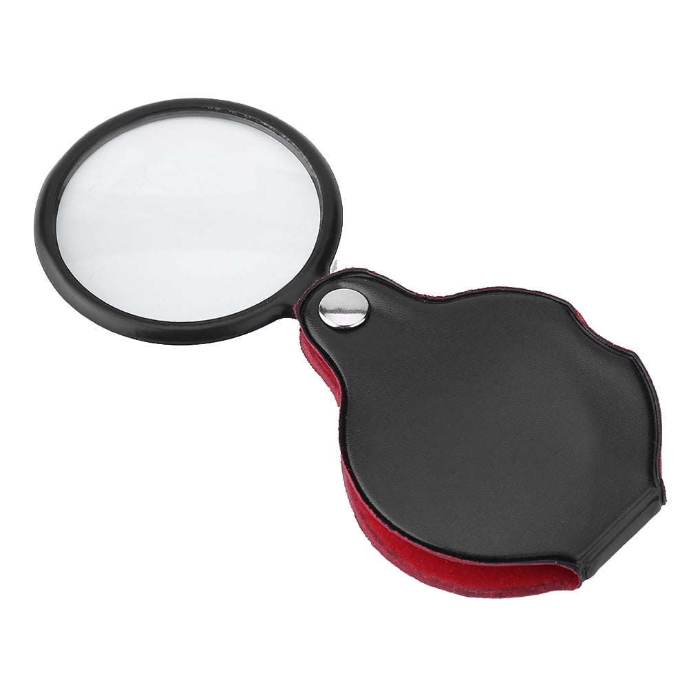 LHCER Mini Magnifier,8X Mini Foldable Pocket Jewelry Magnifier ...