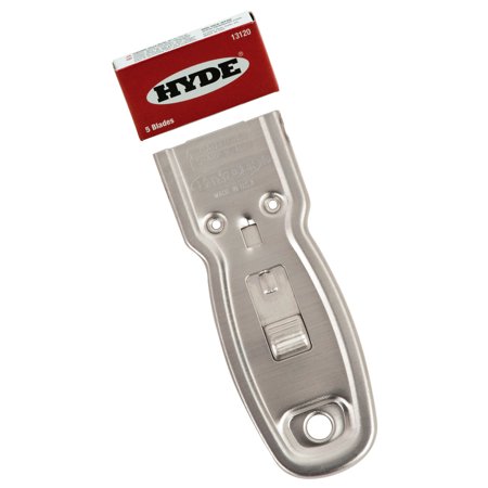 Hyde Mfg. 13050 Delta Heavy-Duty Glass Razor Scraper-GLASS SCRAPER W/5 ...