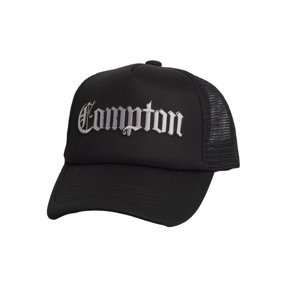 Mens Compton Hat - Los Angeles City Snapback Cap, Black/Floral ...