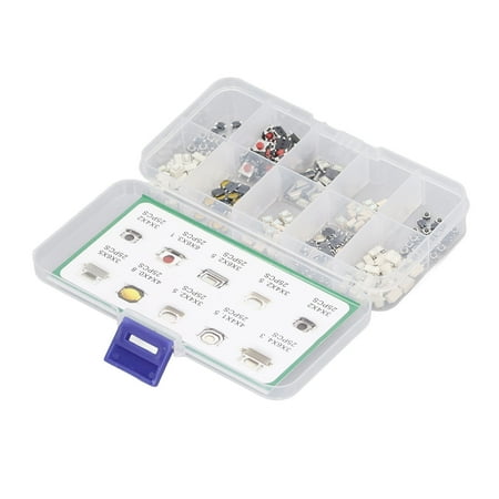 Tact Switch, Wide Usage Easy To Operate 10 Specification 250 Pcs ...