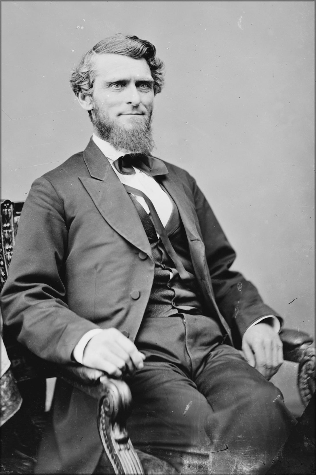 24"x36" Gallery Poster, Hon. Arthur Ingrham Boreman 1860-1875 - Walmart.com