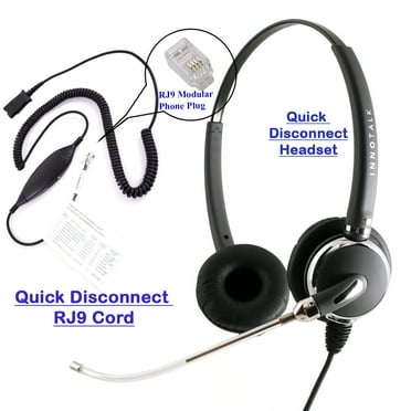IPD IPH-165 Binaural Phone Headset with HIS-02 cable and Noise ...