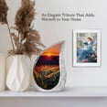 VALERASH Music Cremation Urns for Adult Ashes Man - Black Funeral Urns ...
