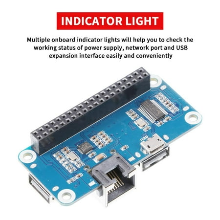Ethernet Hub Expansion Board with 3 USB 1.1/2.0 10/100M RJ45 RTL8152B ...