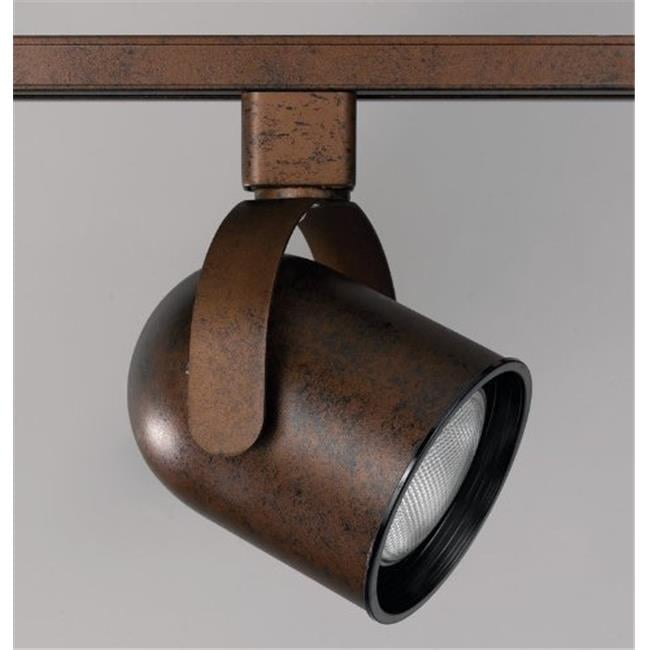 2-Wire Connection Roundback Linear Track Lighting Head - Rust | Walmart ...