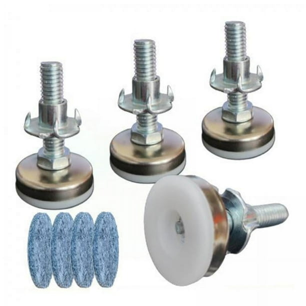 Luzkey 4X 4x Furniture Leveling Feet 3/8-38mm Thread Heavy Duty ...