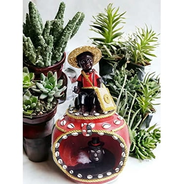 Drevy 8" Orisha Elegua Resin Garden Statue - Walmart.com