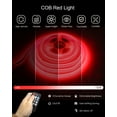 ALITOVE 16.4ft Red COB LED Strip Lights 12V 1600LEDs Dimmable LED ...