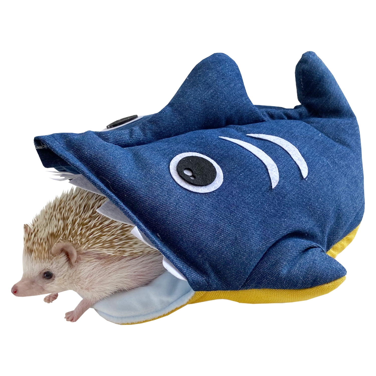 Shark Fleece Hedgehog Sleeping Pouch Hideout for Guinea Pig Ferret ...